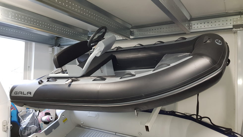 Gala RIB A330D zwart PVC - Hebor Watersport
